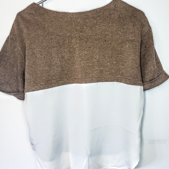 Atmosphere | Tops | Atmosphere Tee With Blouse Back | Poshmark